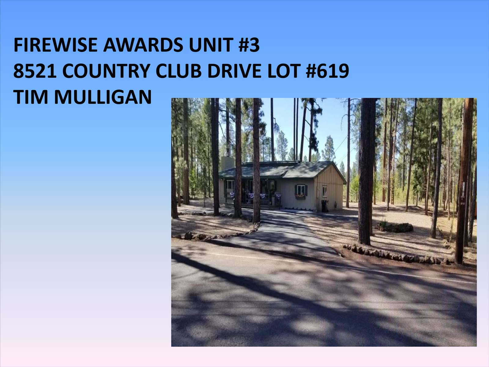 Firewise Properties Gallery - Pinetop Community Association